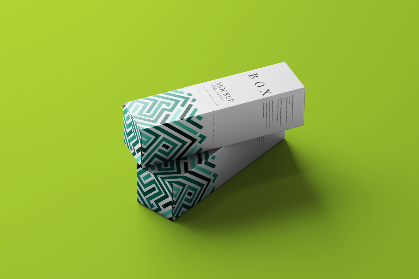 Slim and Tall Box Mockup - Unmockup