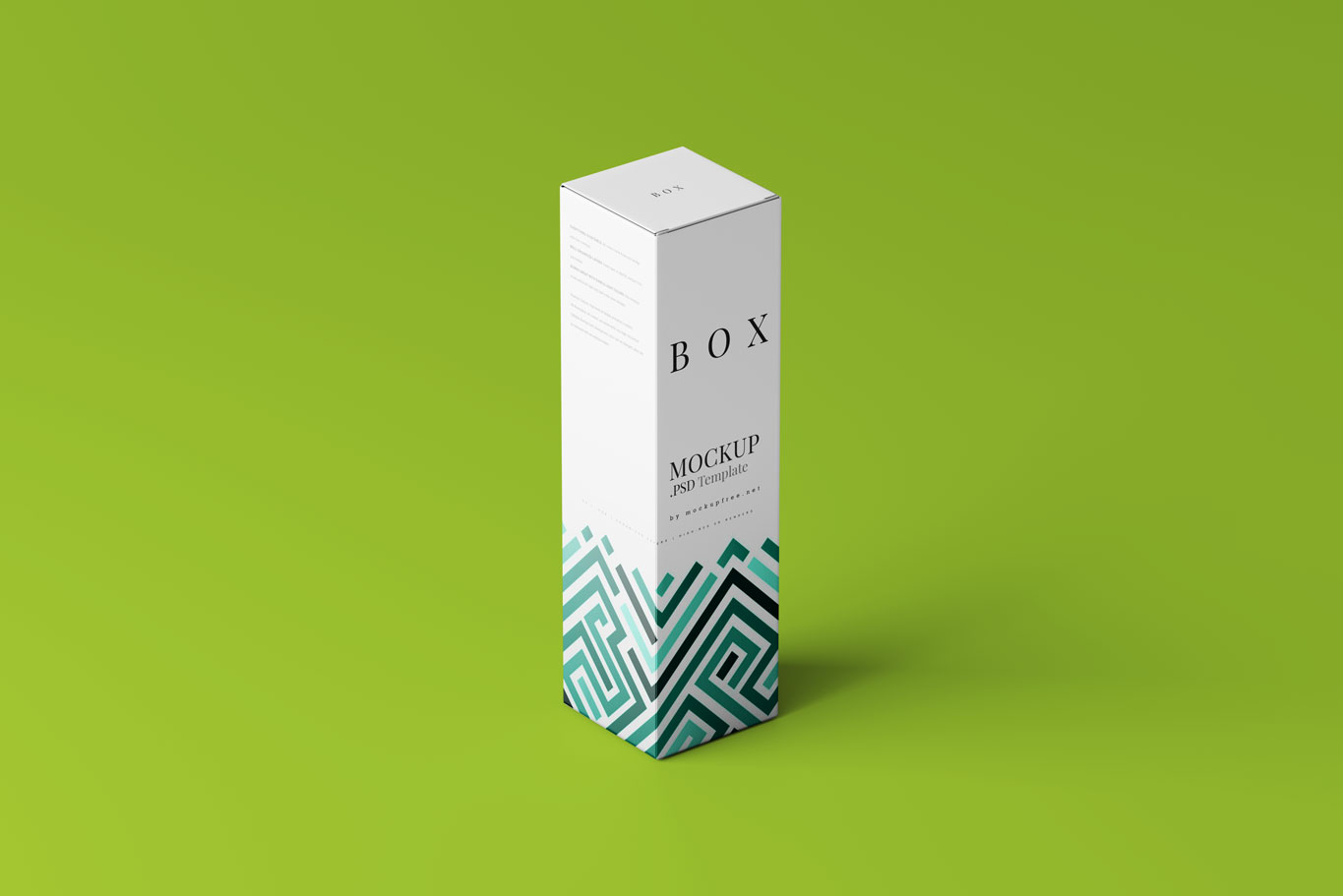 Slim and Tall Box Mockup - Unmockup